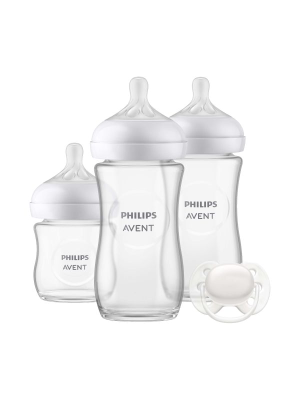 Philips Avent Basic Starterset Glas Natural Response 4-delig | Babydeals